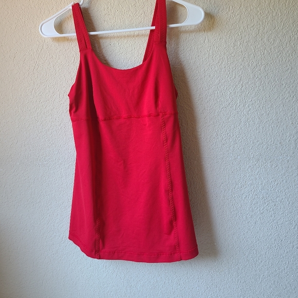 lululemon athletica | Tops | 36 Lululemon Red Athletic Tank Size 8 ...
